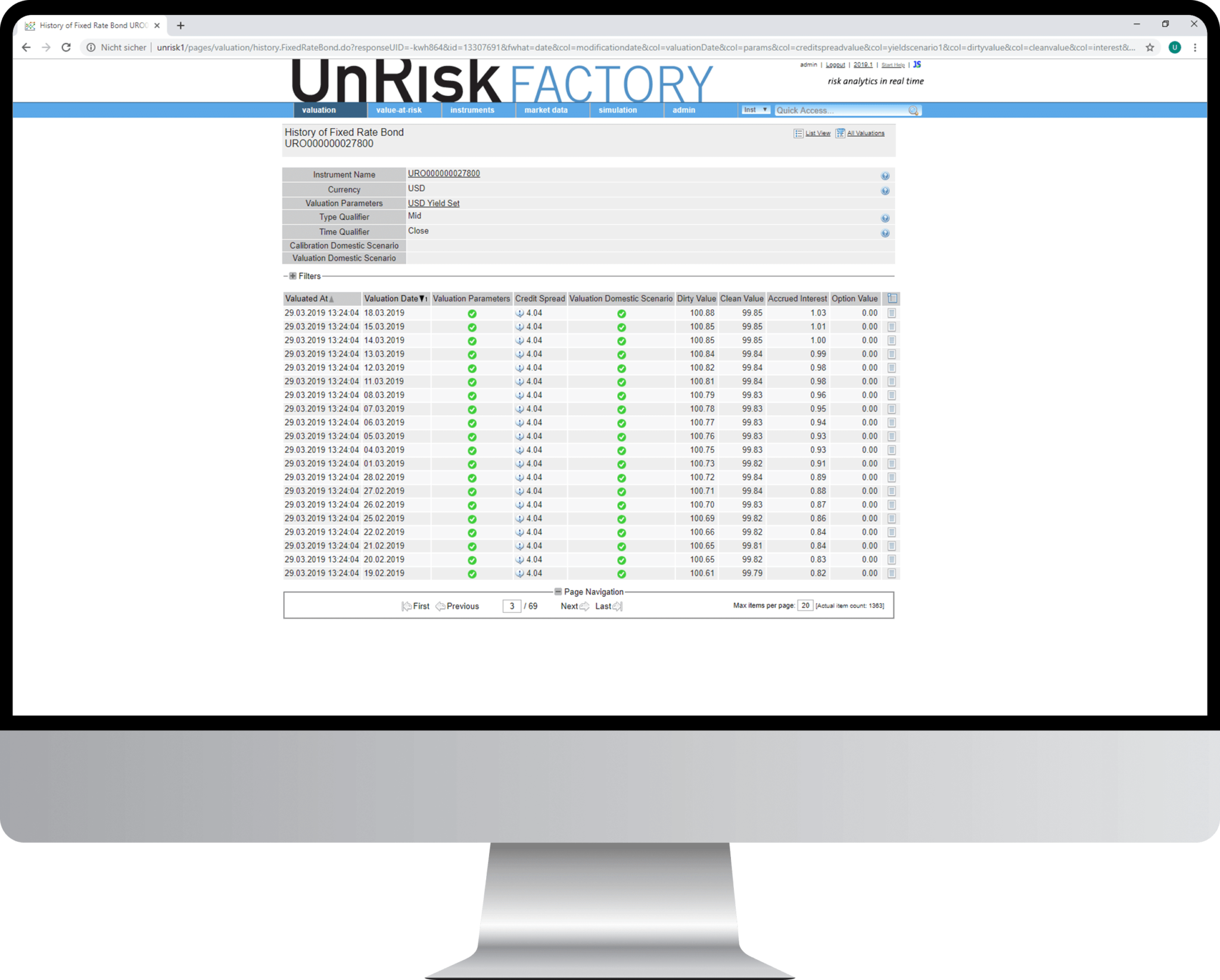 UnRiskOmega – Investment risk service